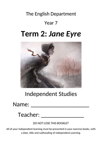 Jane Eyre Year 7 scheme | Teaching Resources
