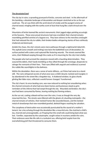 AQA GCSE English Language Paper 1 The Book Thief Creative reading ...