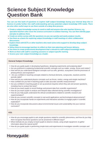 Science Deep Dive Pack | Teaching Resources