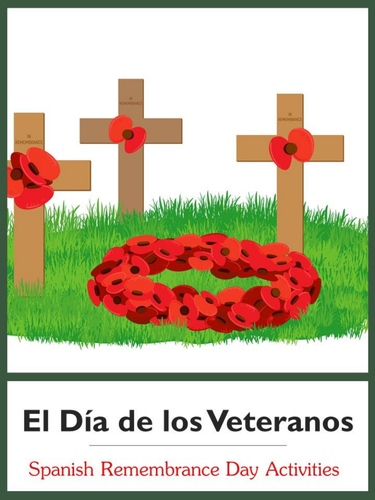 Spanish Remembrance Day Activities - El Día de los Veteranos | Teaching ...