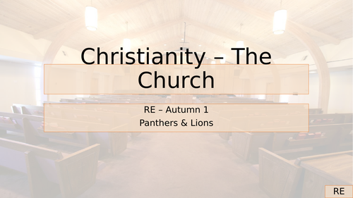 RE Unit of Work - Christianity - The Church | Teaching Resources
