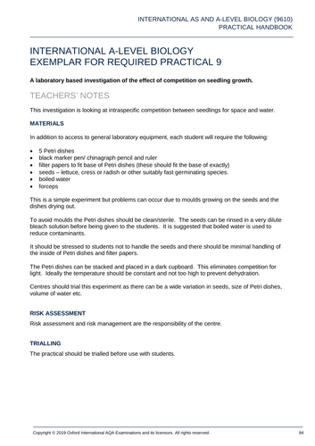 Chemical and Biological Control of Agricultural Pests - Oxford AQA A ...
