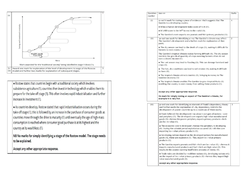 Edexcel B GCSE Geography Development Dynamics Resource Bundle - Lessons ...