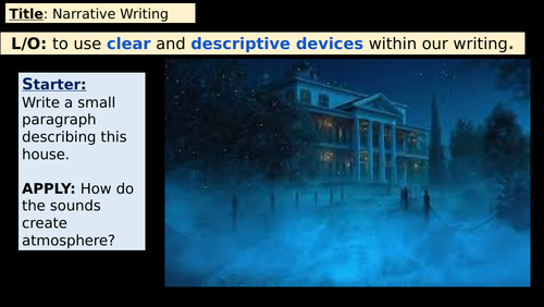 Haunted Mansion Creative Writing | Teaching Resources