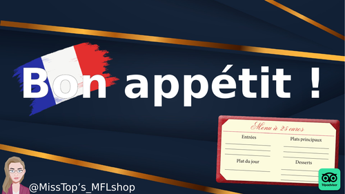 French Theme 2 - Restaurant outing (Higher) | Teaching Resources