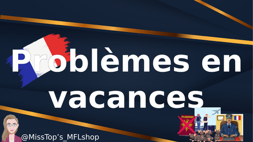 French Theme 2 - Topic: My holidays (F&H) - Whole term Bundle ...