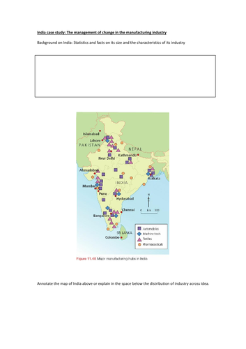 CIE A2 Geography - Topic 11: Production, Location & Change ...