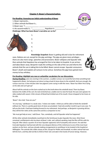 Animal Farm - Academic Reading | Teaching Resources