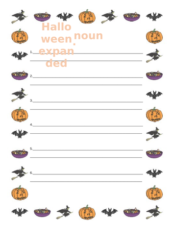 Halloween Adjectives Activity | Teaching Resources