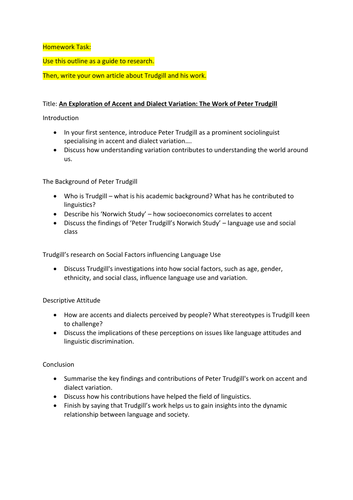 Spoken Language A Level OCR unit of work fully resourced | Teaching ...