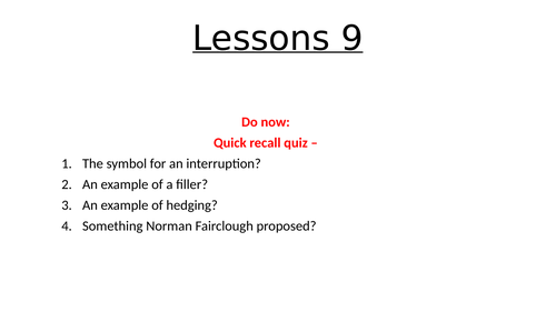 Spoken Language A Level OCR unit of work fully resourced | Teaching ...