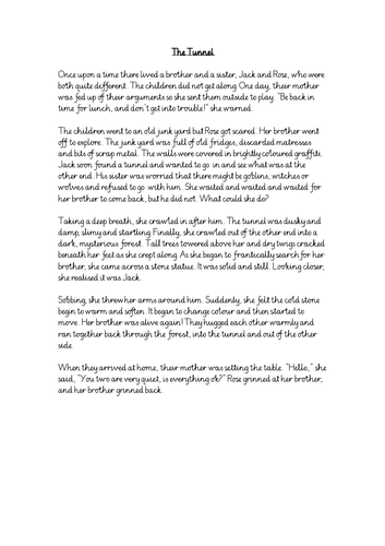 The Tunnel T4W unit | Teaching Resources