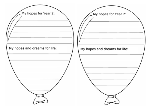 Hopes and Dreams Writing Display | Teaching Resources Hopes and Dreams Writing Display | Teaching Resources