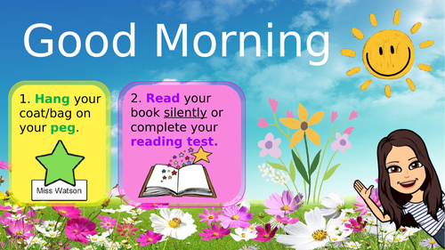 Seasons Good Morning Slides | Teaching Resources