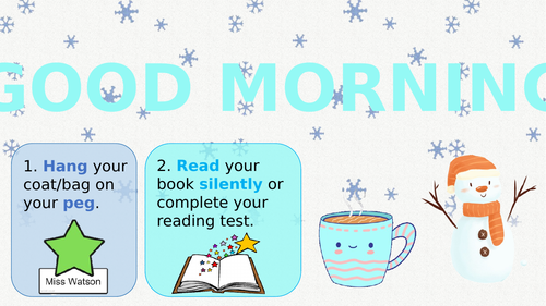 Seasons Good Morning Slides | Teaching Resources