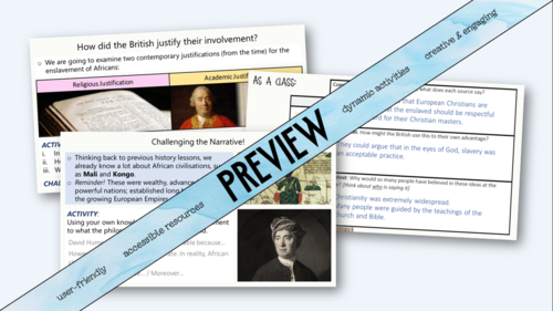 Expansion of Slavery - How was it justified? | Teaching Resources