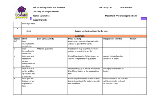 Why are dragons extinct? T4W unit | Teaching Resources