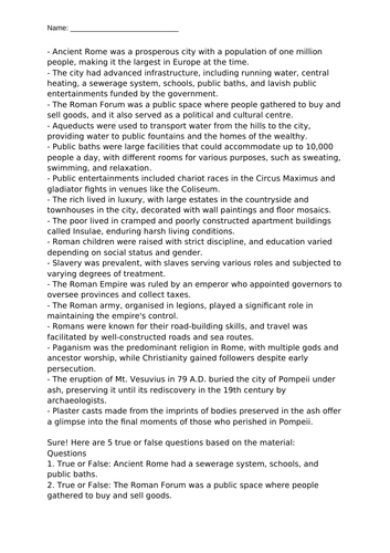 Journey Through Time: Ancient Rome, the Middle Ages, and the ...