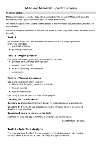 DIT Component 1 2022 Task 2 | Teaching Resources