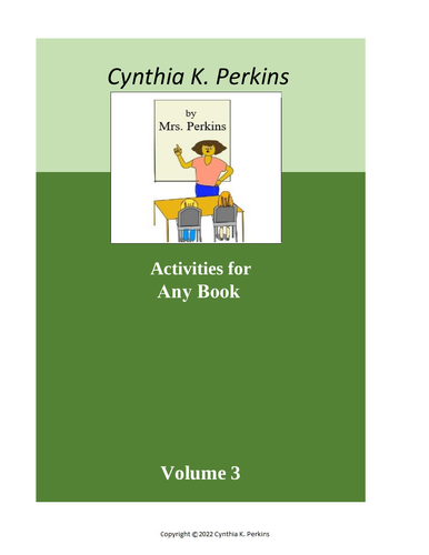 Activities for Any Book Volume 3 | Teaching Resources