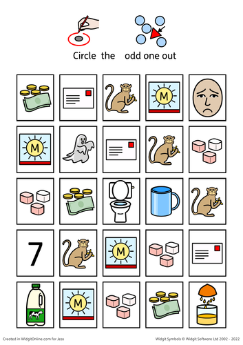 SEND Phonics- Odd one out inital sounds worksheets | Teaching Resources