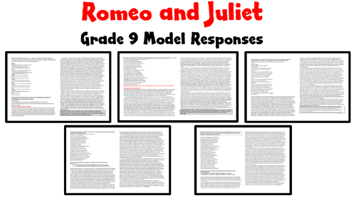 Romeo and Juliet Revision Bundle | Teaching Resources