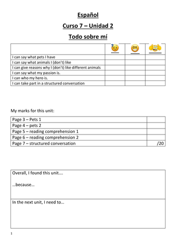 Spanish - pets - booklet | Teaching Resources