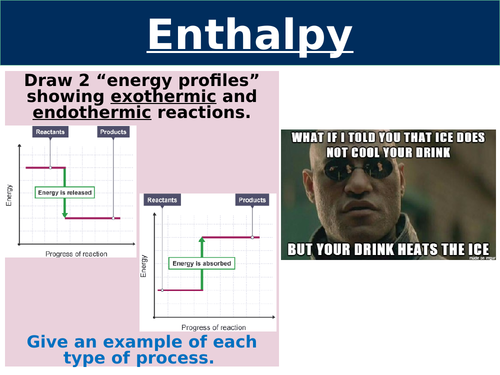 Reactivity 1.1 - Measuring enthalpy changes. New 2025 Syllabus Full ...
