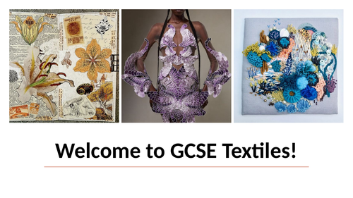 GCSE textiles SOL | Teaching Resources