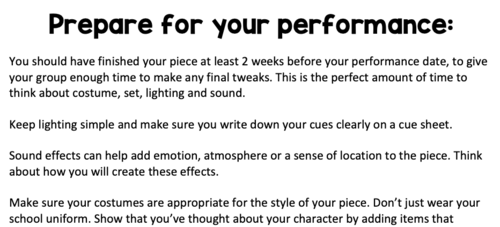 Edexcel GCSE Drama Component 1 Booklet - How to devise and portfolio ...