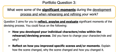 Edexcel GCSE Drama Component 1 Booklet - How to devise and portfolio ...