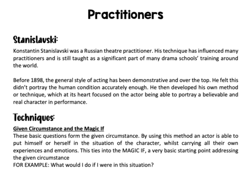 Edexcel GCSE Drama Component 1 Booklet - How to devise and portfolio ...