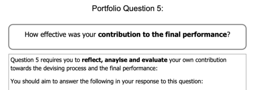 Edexcel GCSE Drama Component 1 Booklet - How to devise and portfolio ...