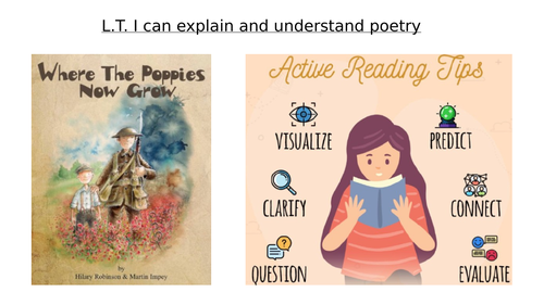 UKS2 Poetry- Where the Poppies Now Grow (WW2) | Teaching Resources