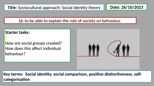 IB Psychology: Social identity theory and minimal group paradigm ...