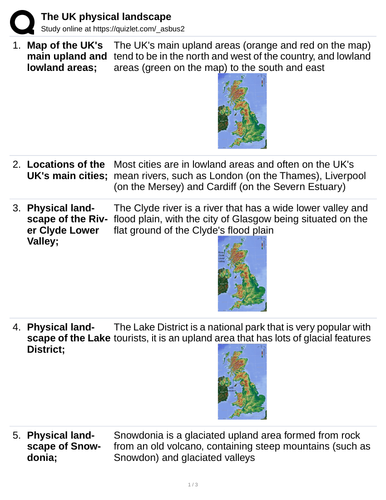 GCSE Geography flashcards (whole course) | Teaching Resources GCSE Geography flashcards (whole course) | Teaching Resources