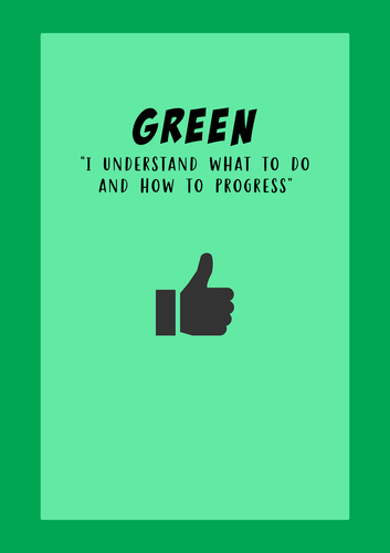 Traffic Light Cards - Assess pupil progress at a glance | Teaching ...