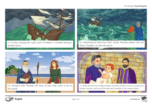 The Tempest - Year 4 Drama Resource Pack | Teaching Resources