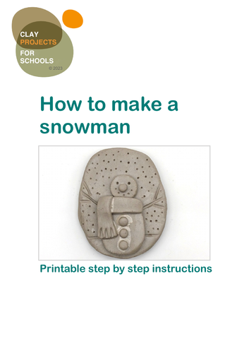 How to make a clay snowman | Teaching Resources