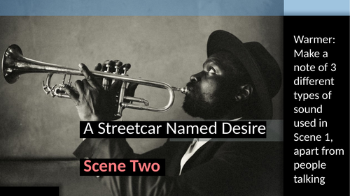 A Streetcar Named Desire Scene 2 | Teaching Resources
