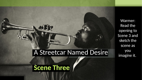 A Streetcar Named Desire Scene 3 | Teaching Resources