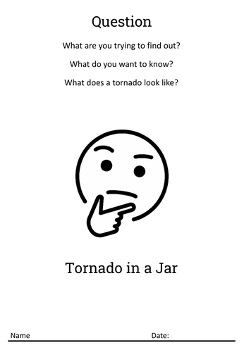 My first Science lab report: Tornado in a jar for kids Science ...