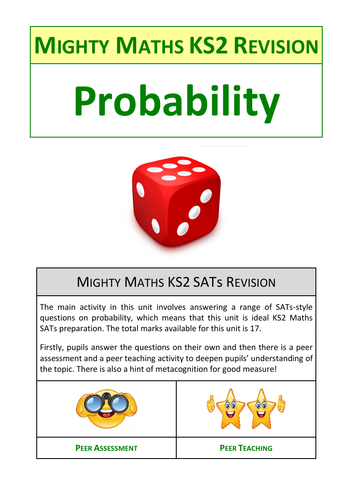 Mighty Maths KS2 SATs Probability Revision | Teaching Resources
