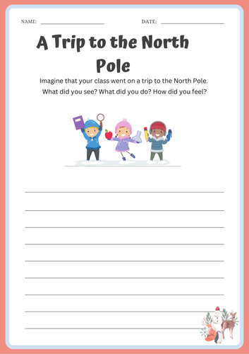 A trip to the North Pole-Writing | Teaching Resources