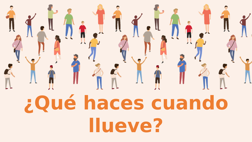 Viva 1, Module 2.3 - Qué haces cuando llueve | Teaching Resources