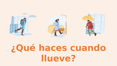Viva 1, Module 2.3 - Qué haces cuando llueve | Teaching Resources