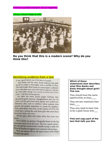 'Journey to the River Sea' Inference Lesson | Teaching Resources