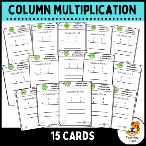 Embark on the Ultimate Adventure: 2 by 2 Multiplication Treasure Hunt ...