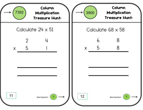 Embark on the Ultimate Adventure: 2 by 2 Multiplication Treasure Hunt ...