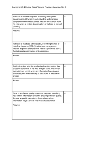 DIT Component 3: Effective Digital Working Practices 2024: 120 Exam ...